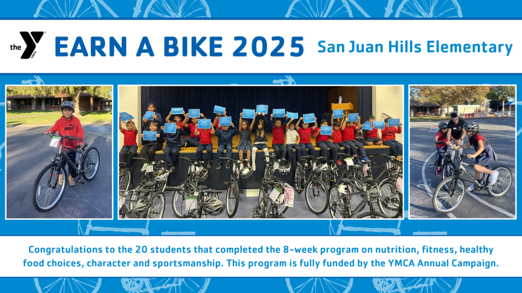Twenty Students Earned a Bike at San Juan Elementary! | YMCA of Orange ...